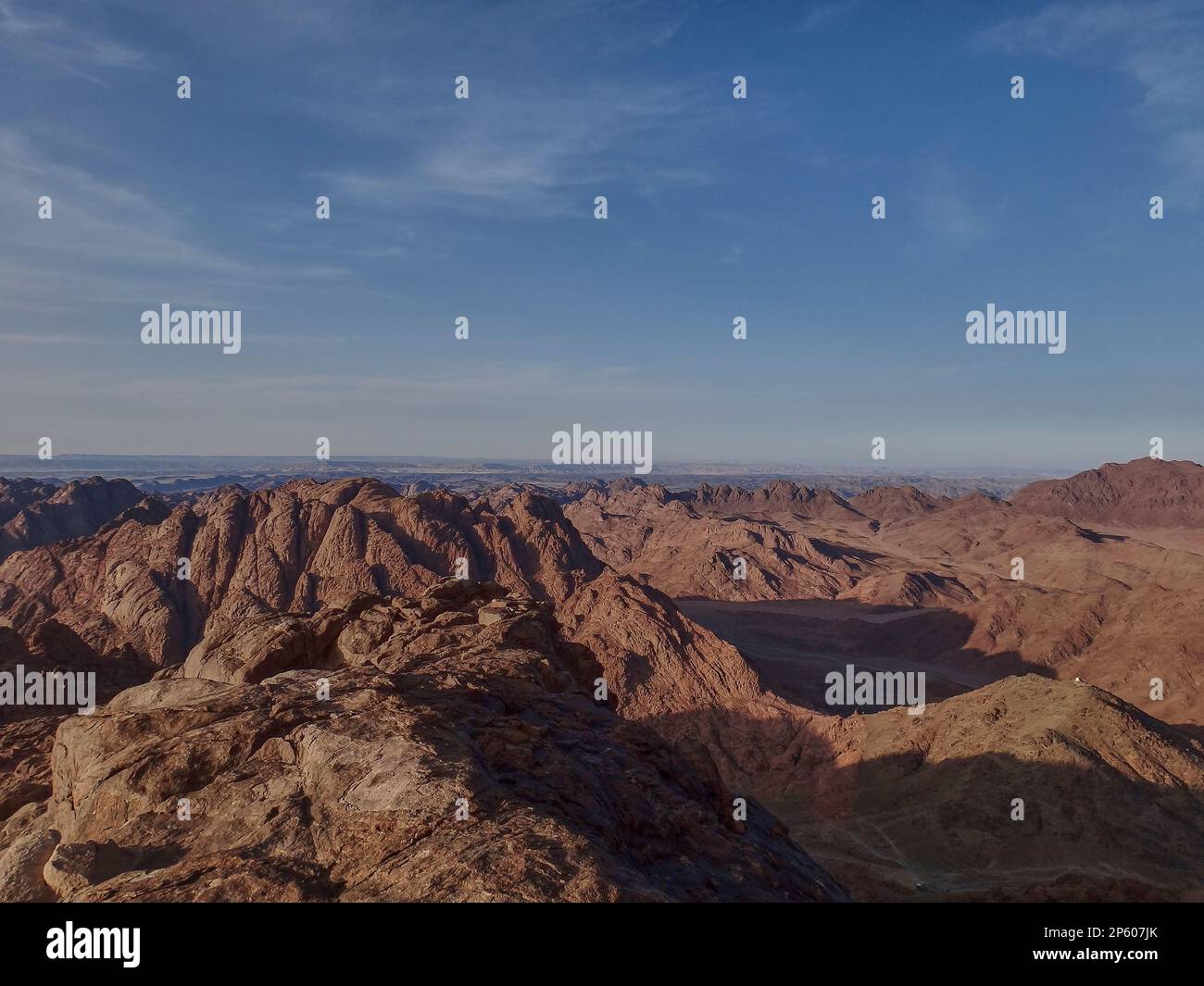 Mount Sinai on the Sinai peninsula in Egypt, known to be the place ...