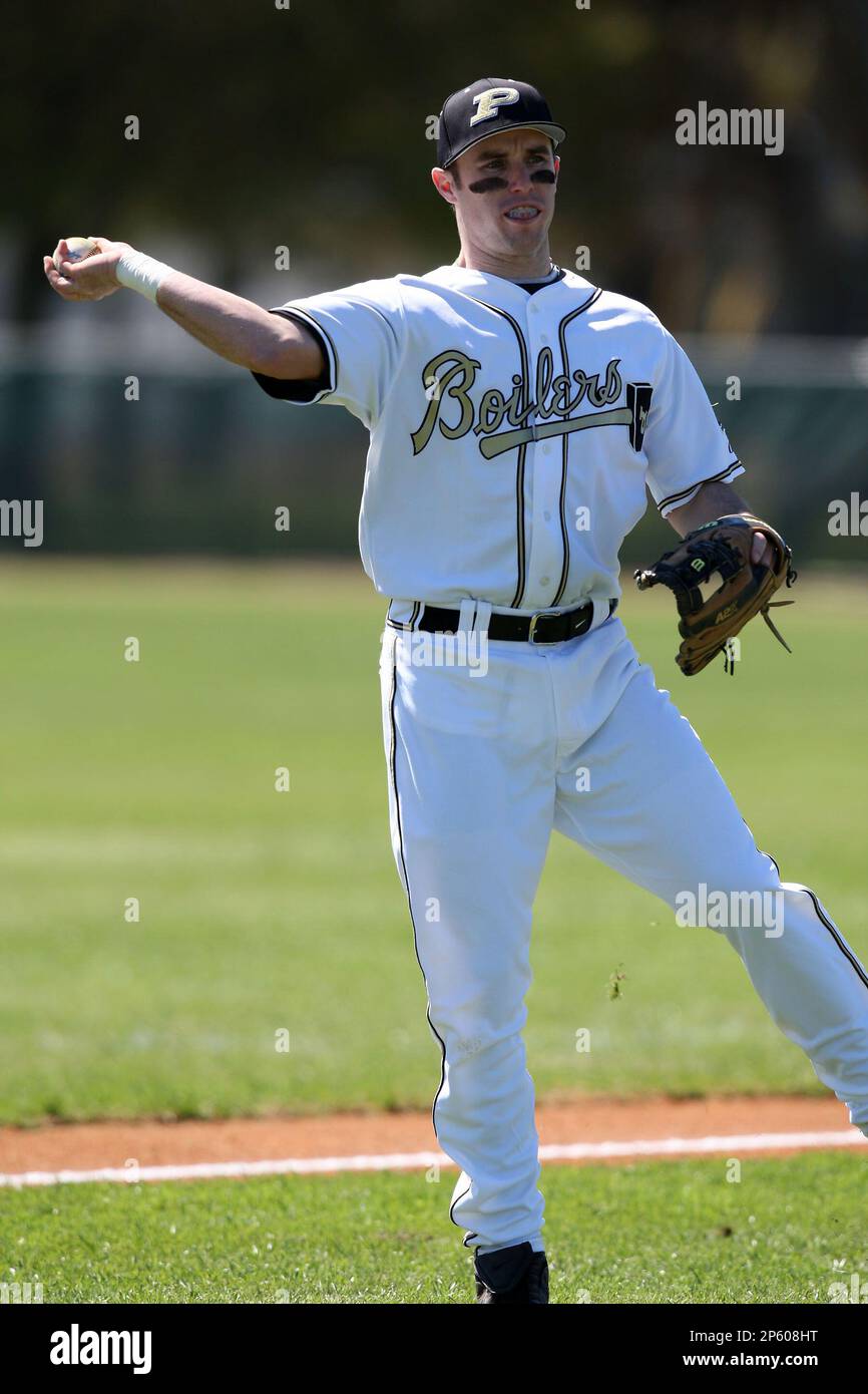 February 26, 2010: Third Baseman David Blount of the Purdue ...