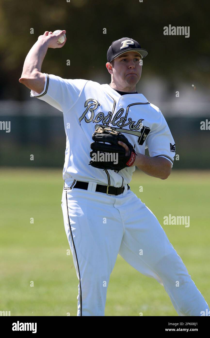 February 26, 2010: Third Baseman Ryan Bridges of the Purdue ...