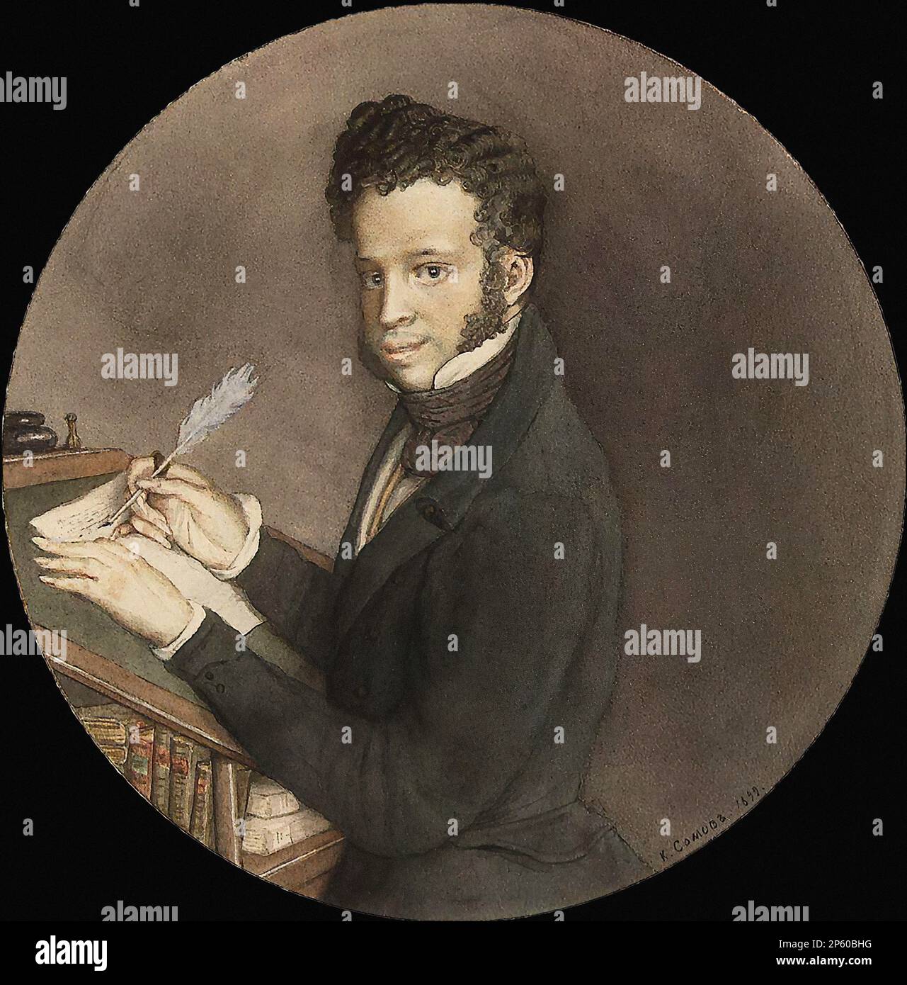 Alexander pushkin painting hi-res stock photography and images - Alamy