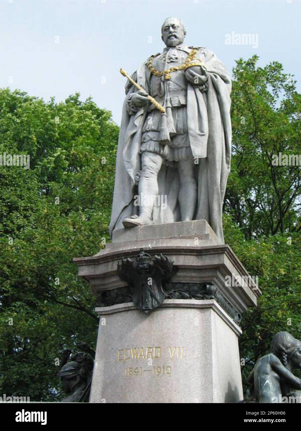 King Edward VII, Alfred Drury (London, England, 1856 - 1944) 1910 Stock ...