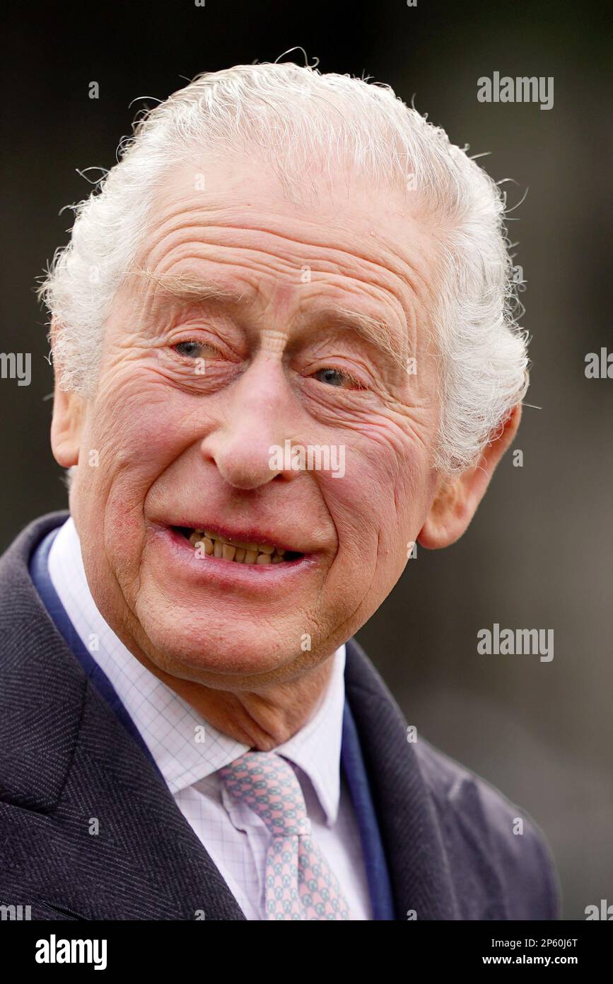 King Charles III during a visit to Colchester Castle to mark Colchester ...