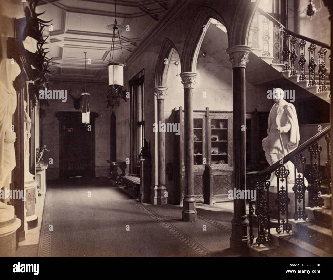 Entrance Hall Balmoral Stock Photo - Alamy