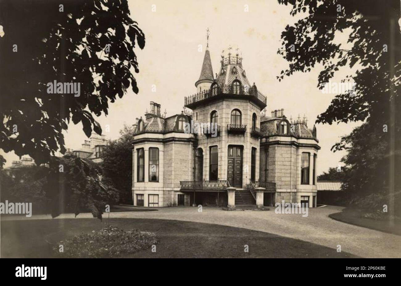 Exterior Queens Cross, 1880s Stock Photo - Alamy