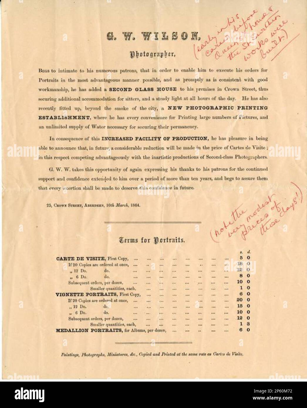 George washington wilsons hi-res stock photography and images - Alamy