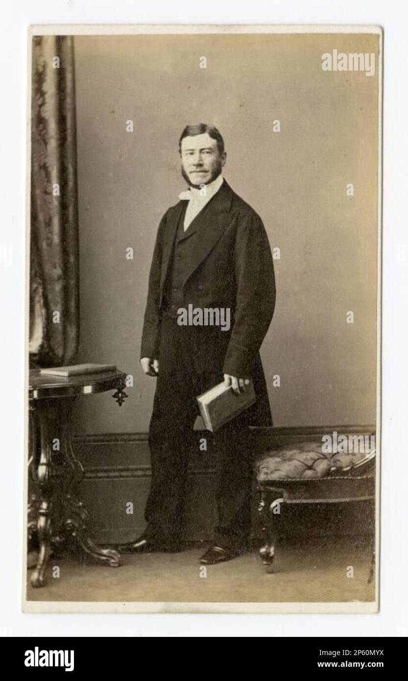 Carte de Visite - Unidentified Portrait of a Standing Man, 1860s Stock ...