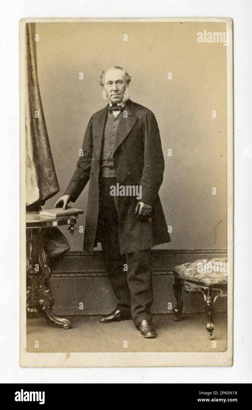 Carte De Visite of Doctor Pirie, 1860s Stock Photo - Alamy