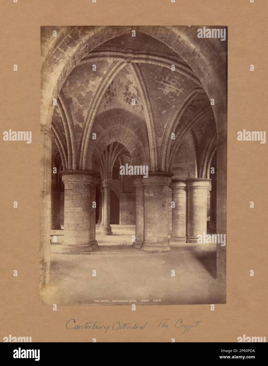 Canterbury cathedral crypt hi-res stock photography and images - Alamy