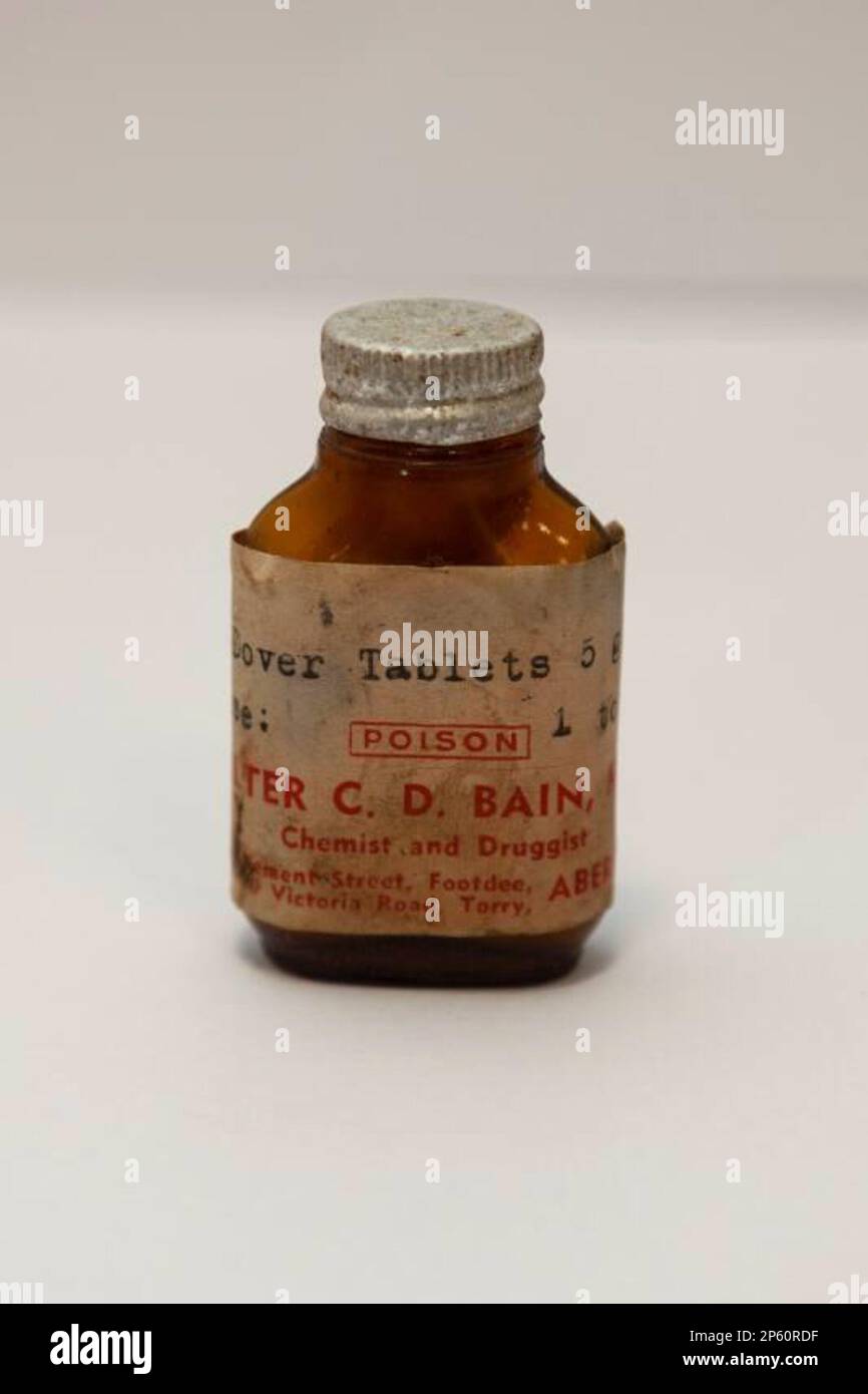 Dover Tablets from a Ship's Medicine Chest, From An Aberdeen Trawler ...