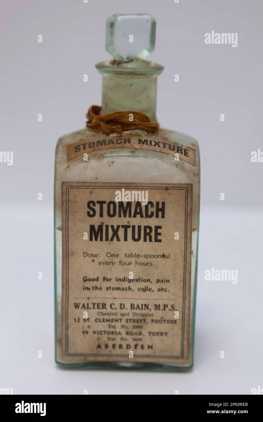 Stomach Mixture from a Ship's Medicine Chest, From An Aberdeen Trawler ...