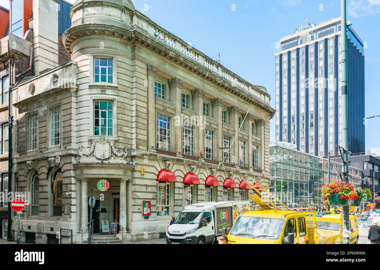 Trattoria 51 Italian Restaurant, 25-31 Old Hall Street, Liverpool. The ...