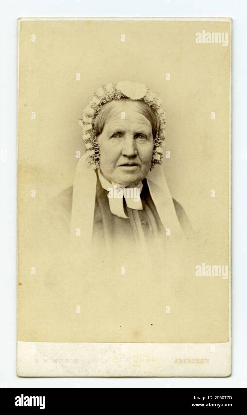 Carte Portrait Ann Carmichael Wilson, c. 1904 Stock Photo - Alamy