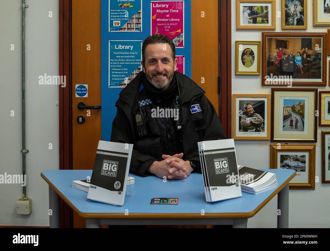 Windsor, Berkshire, UK. 6th March, 2023. Thames Valley Police PCSO ...