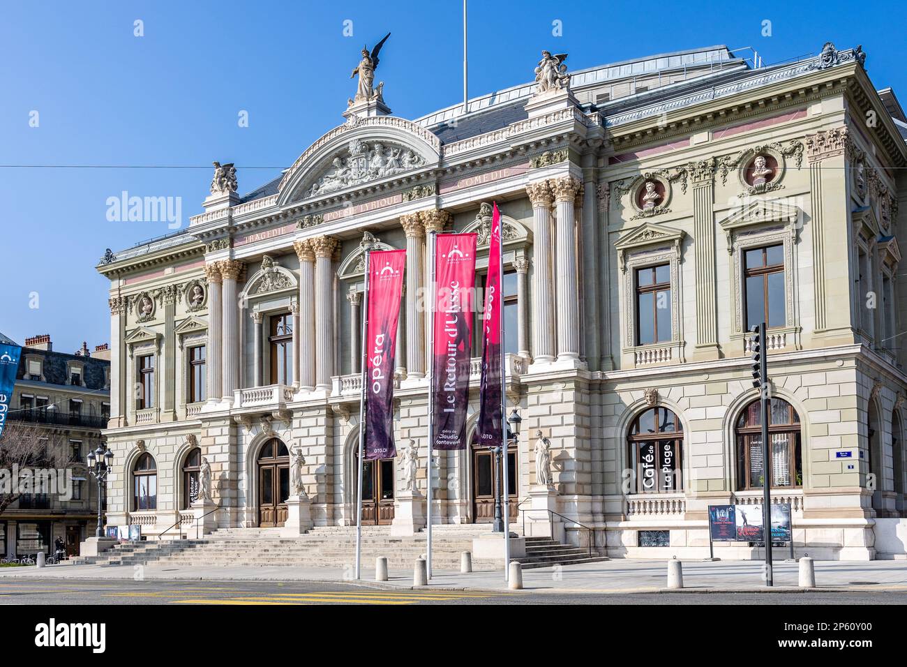 GENEVA, SWITZERLAND - MARCH 04, 2023: Geneva Opera House (Grand Theatre ...