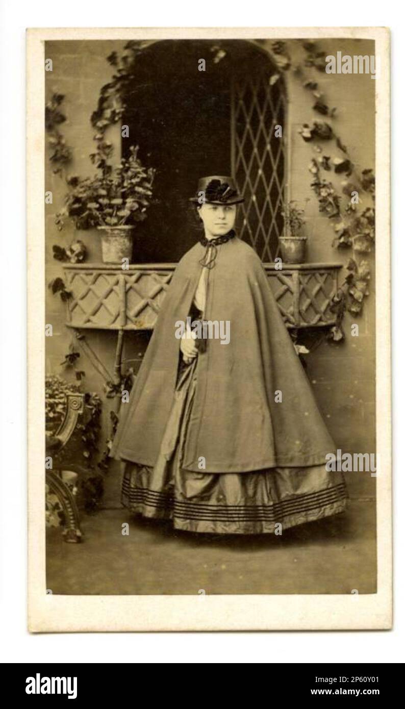 Carte de Visite of Mary Jean Wilson, c. 1867 Stock Photo - Alamy