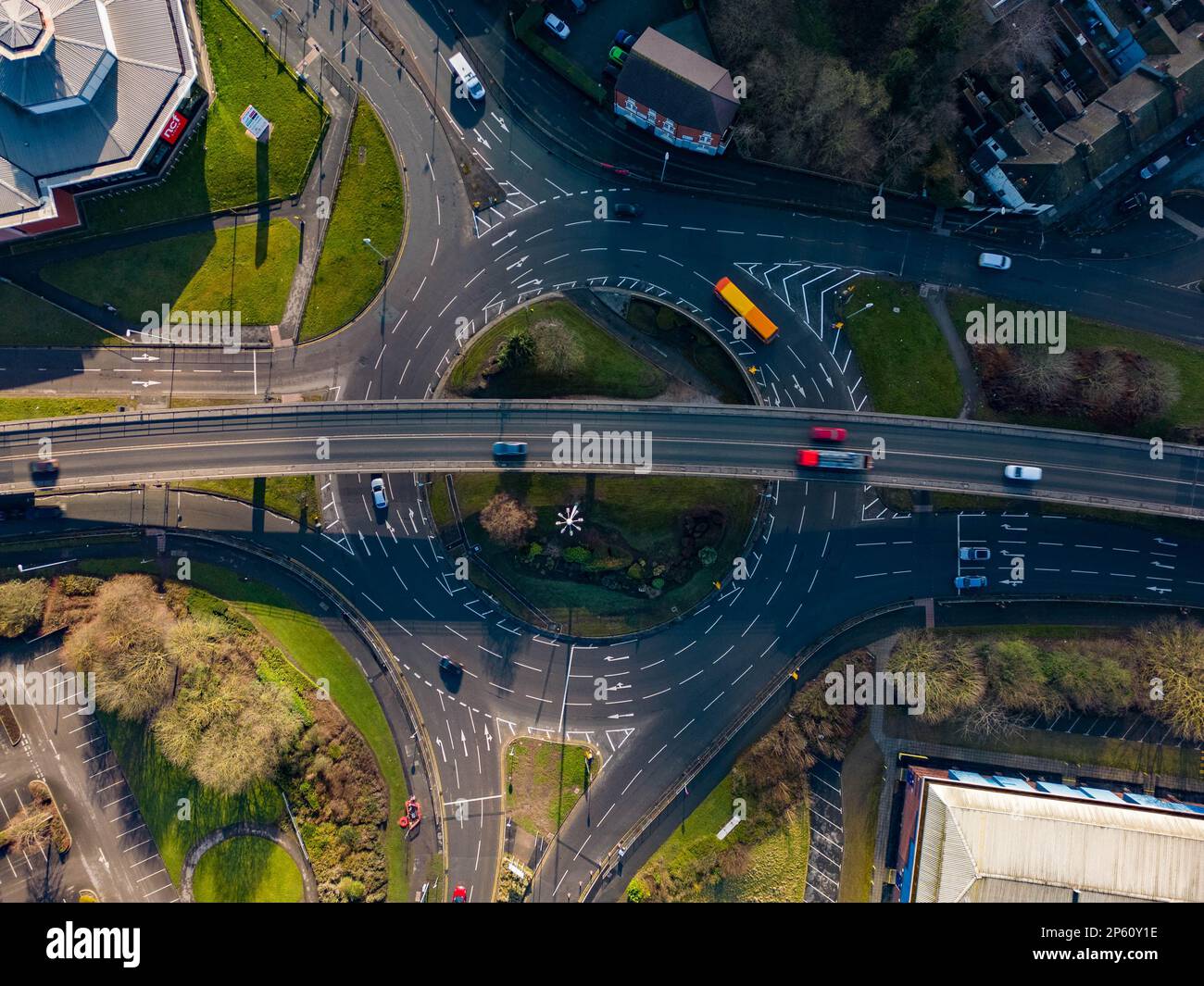 Random Drone Shots aerial Images From Stoke-On-Trent Stock Photo - Alamy