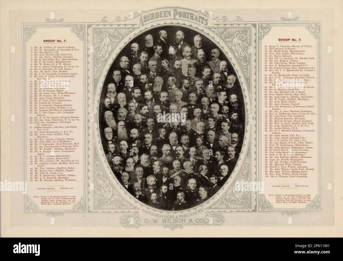 Montage Portrait - Group No.7, 1907 Stock Photo - Alamy