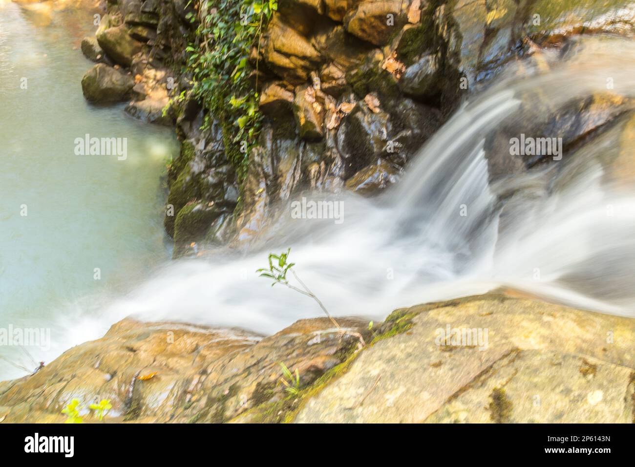 Water flowing, Waterfall, Natural background., Tunisian Landscape, Ain ...