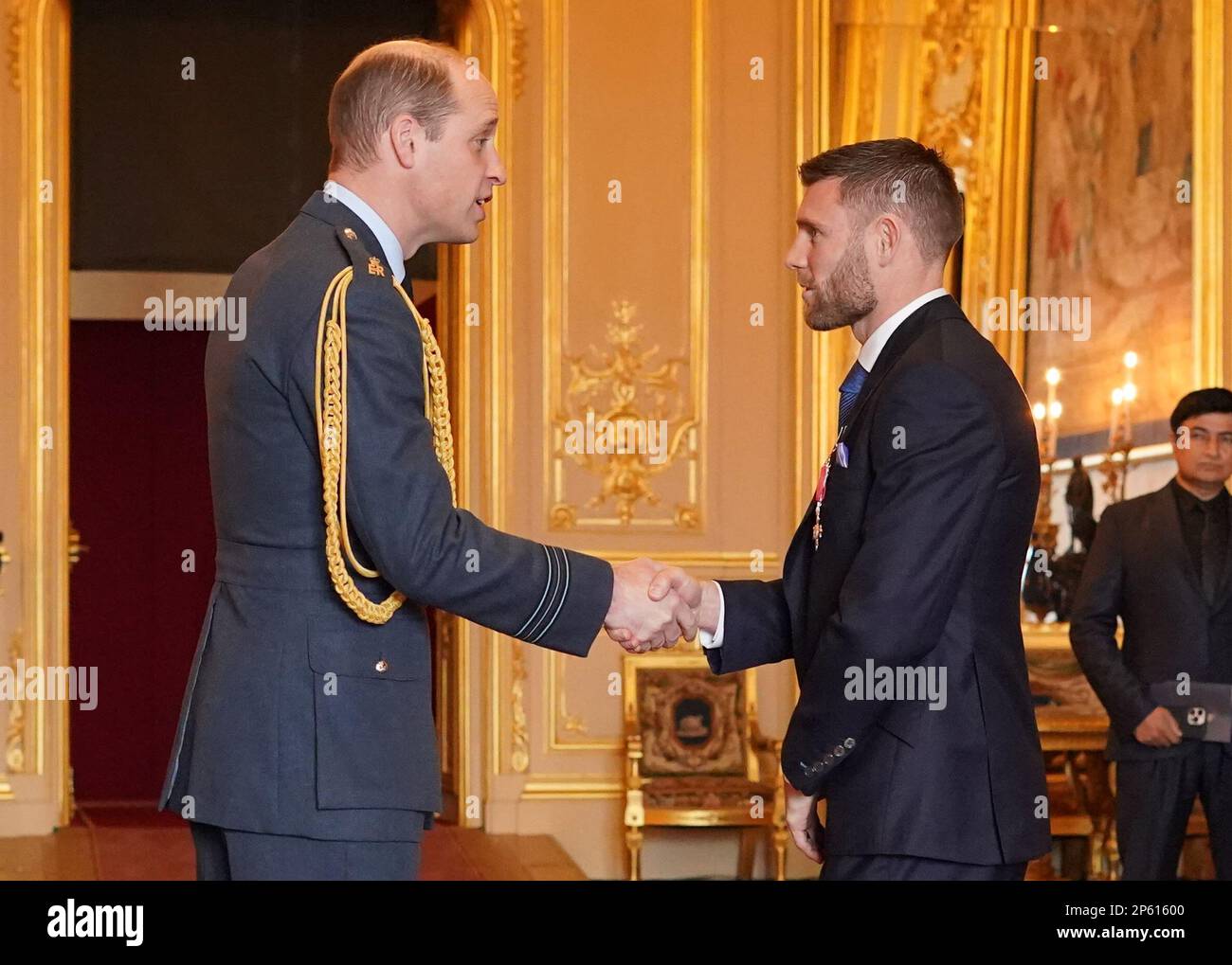 Mr. James Milner, from Mobberley, is made a Member of the Order of the ...