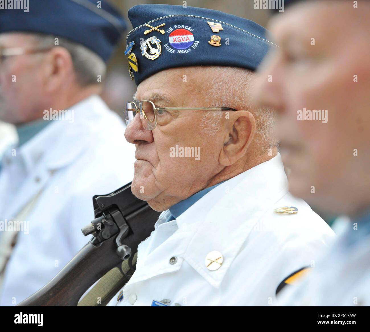 John Ryba, a Korean Conflict veteran form Johnstown, Pa., and a member ...
