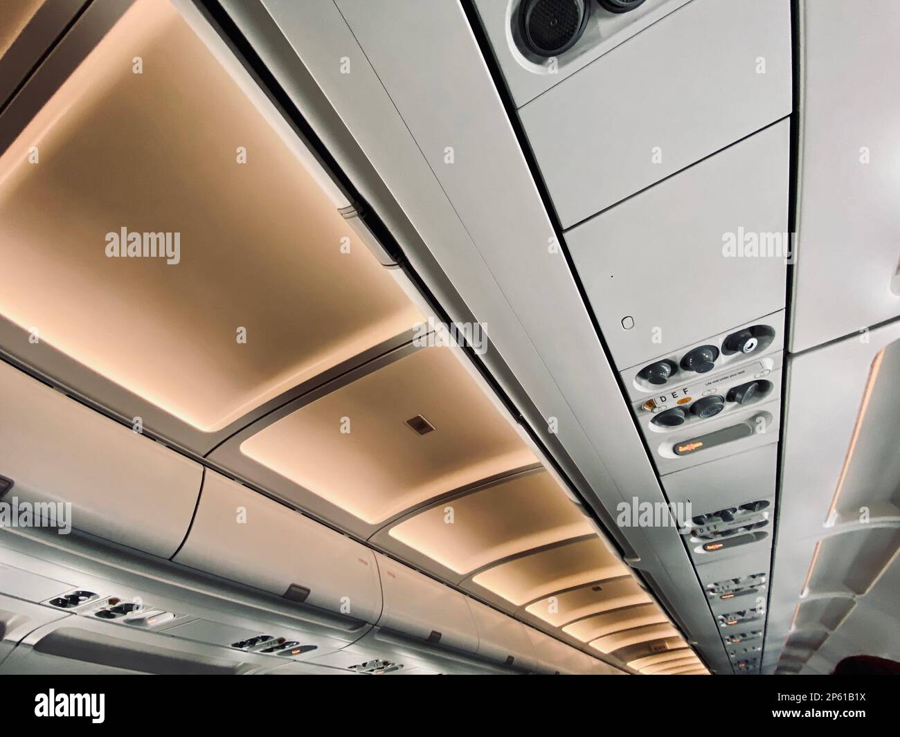 Interior Airbus A320 Stock Photo - Alamy