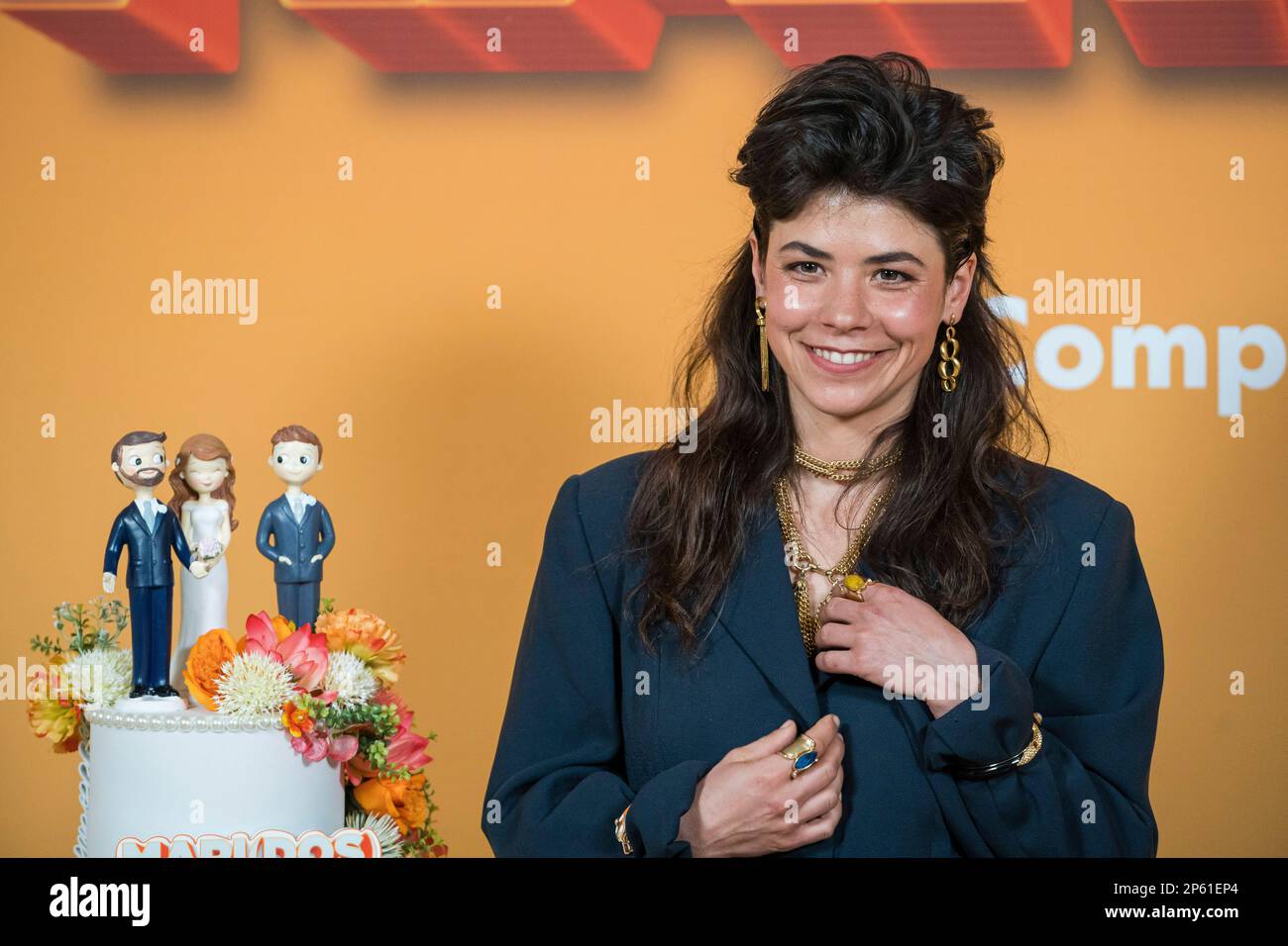 Director Lucia Alemany poses at a photocall prior to an interview for ...