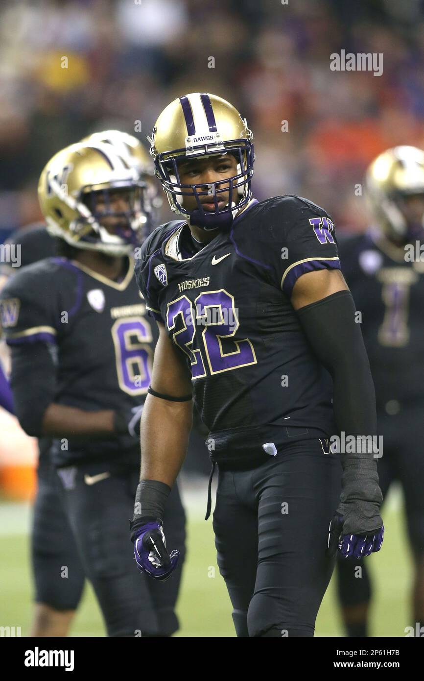 Washington Huskies Josh Shirley (22) during a game against Oregon State ...