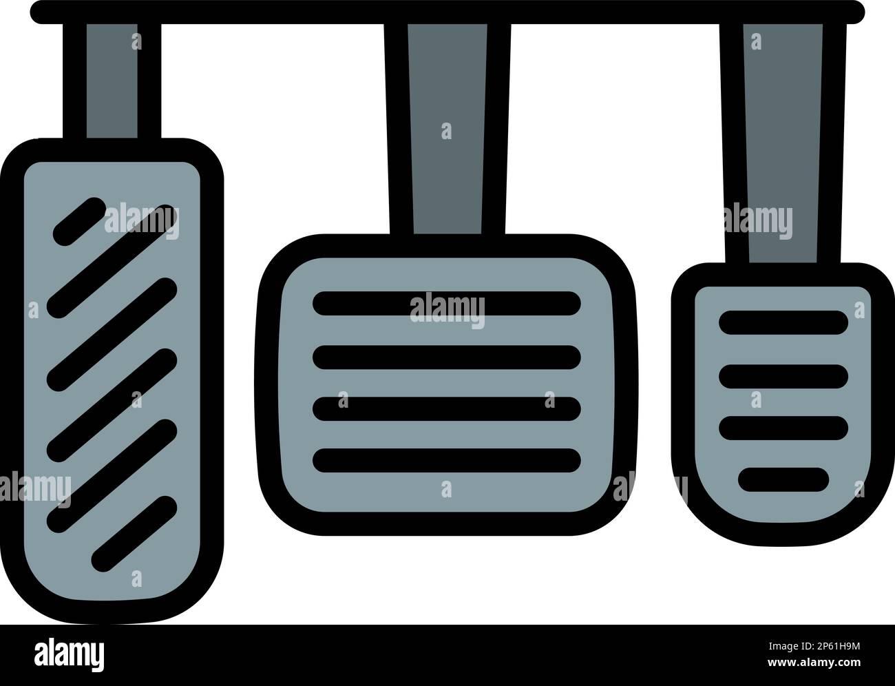 Car pedals icon outline vector. Car service. Car system Stock Vector ...