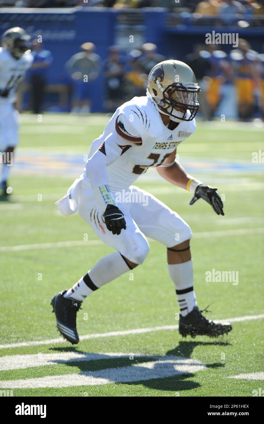 Texas State Bobcats Craig Mager (25) in action during a game against ...