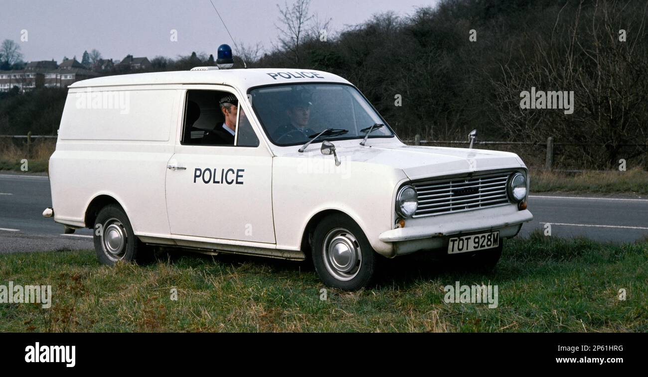 Bedford HA van used as a police patrol vehicle by the Hampshire ...