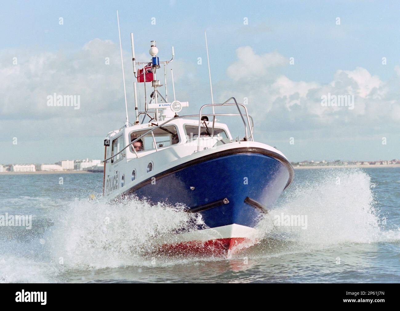 A patrol launch of the Marine Unit of Hampshire Constabulary Marine ...