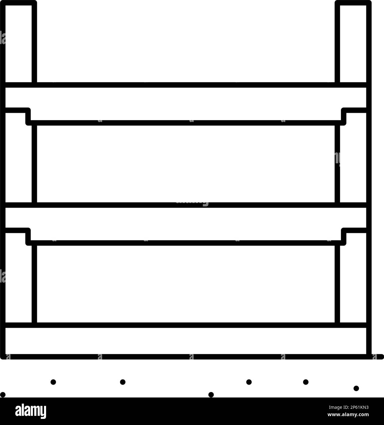 rcc beam building structure line icon vector illustration Stock Vector ...