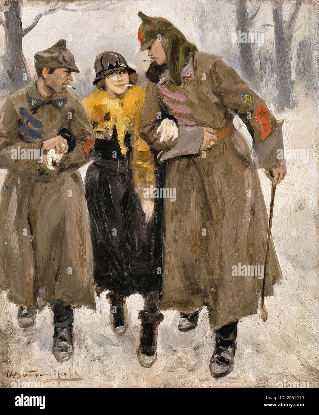 Владимиров Иван - Солдаты с проституткой - Русская школа - XIX век ...