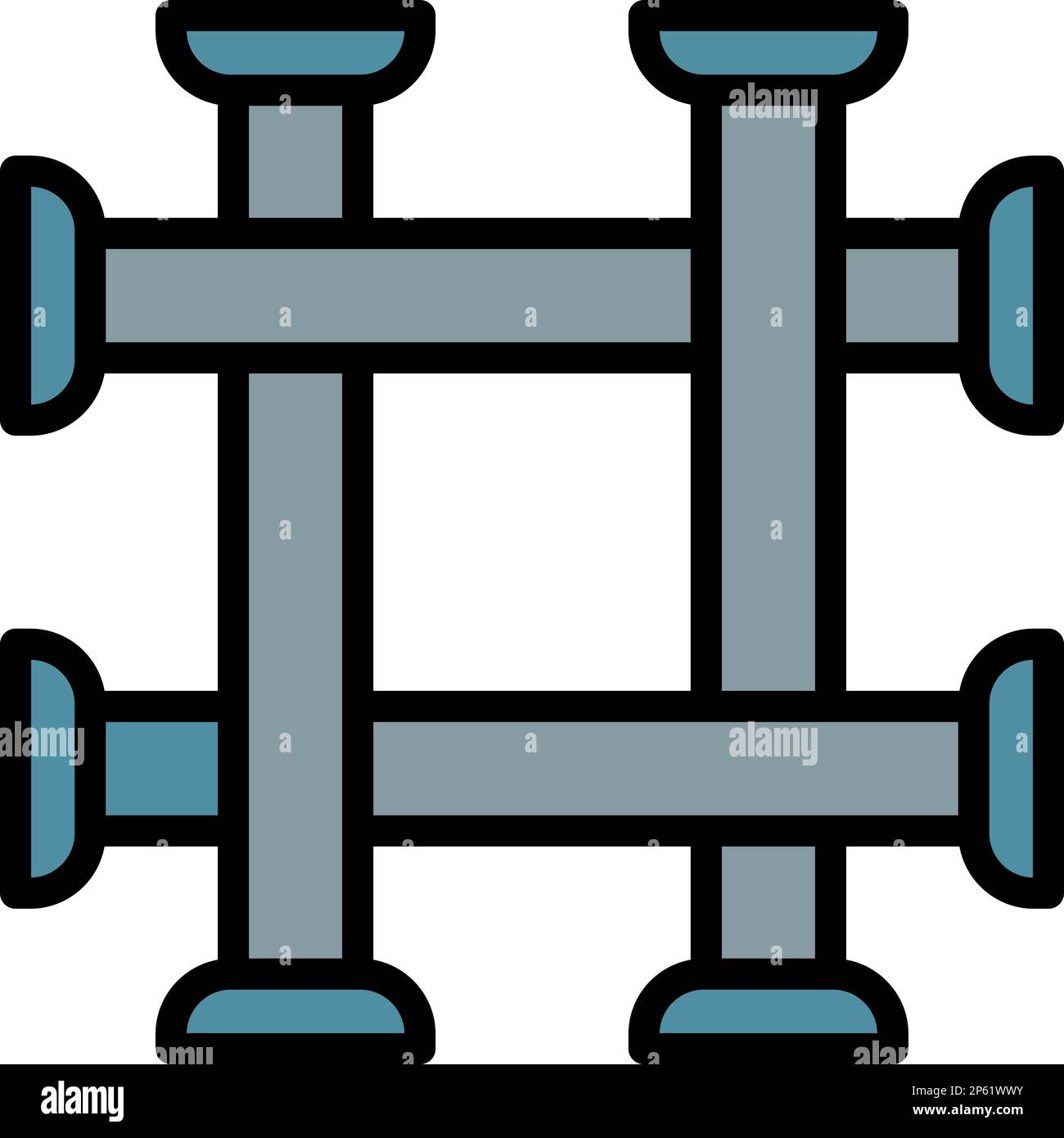 Guard room icon outline vector. Police equipment. Security station ...