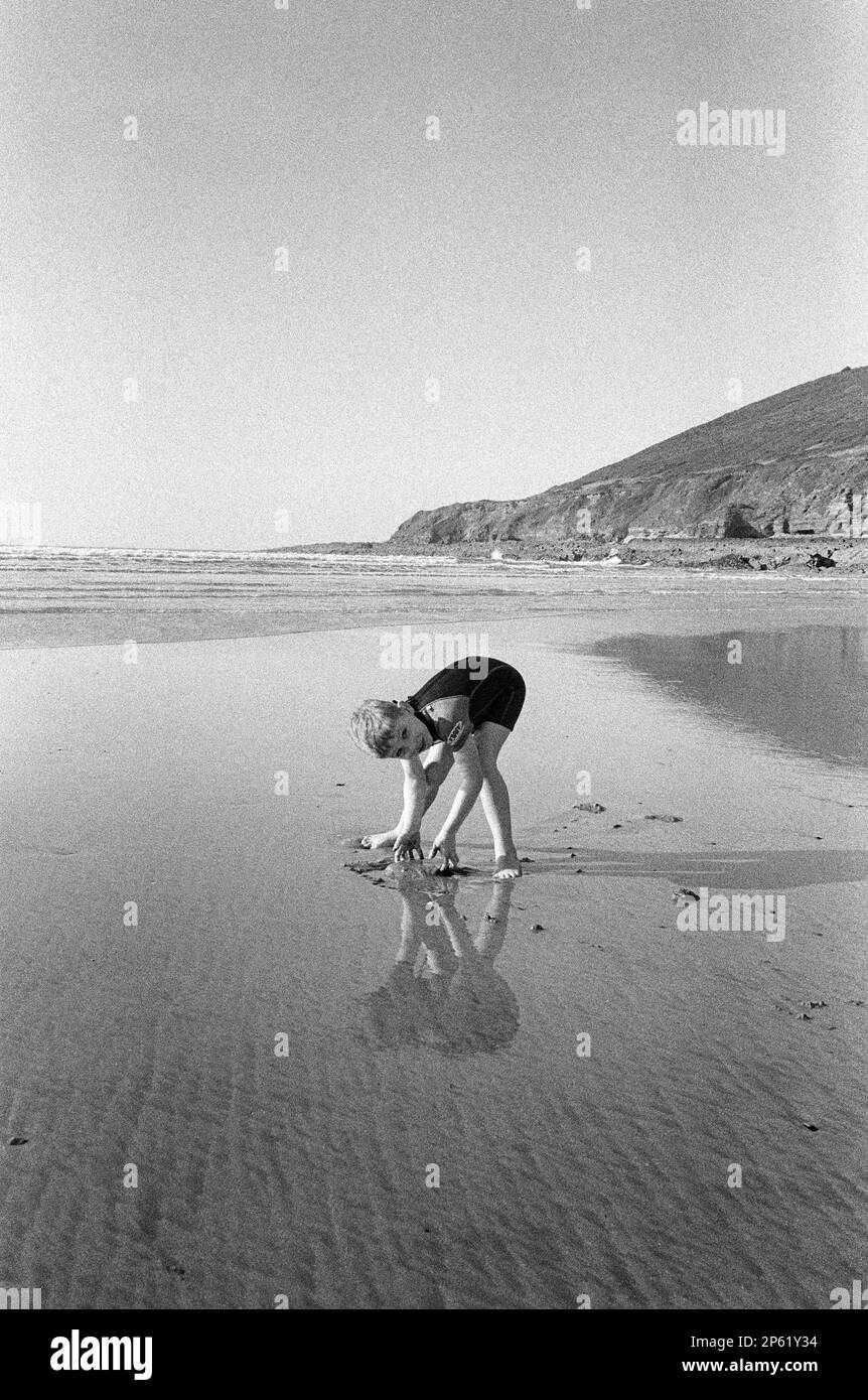 Saunton Sands beach, North Devon, England, United Kingdom Stock Photo ...