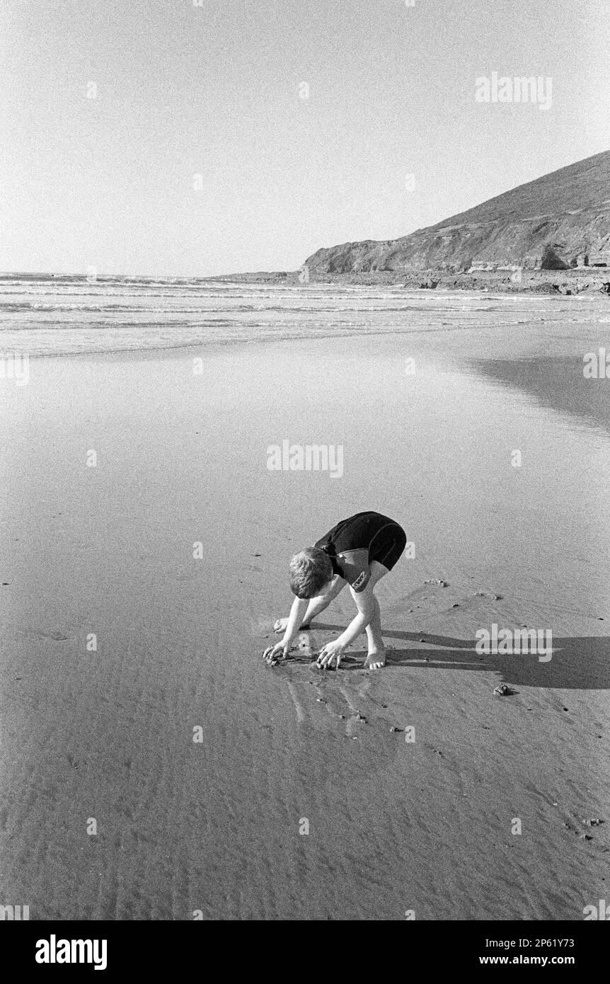 Saunton Sands beach, North Devon, England, United Kingdom Stock Photo ...