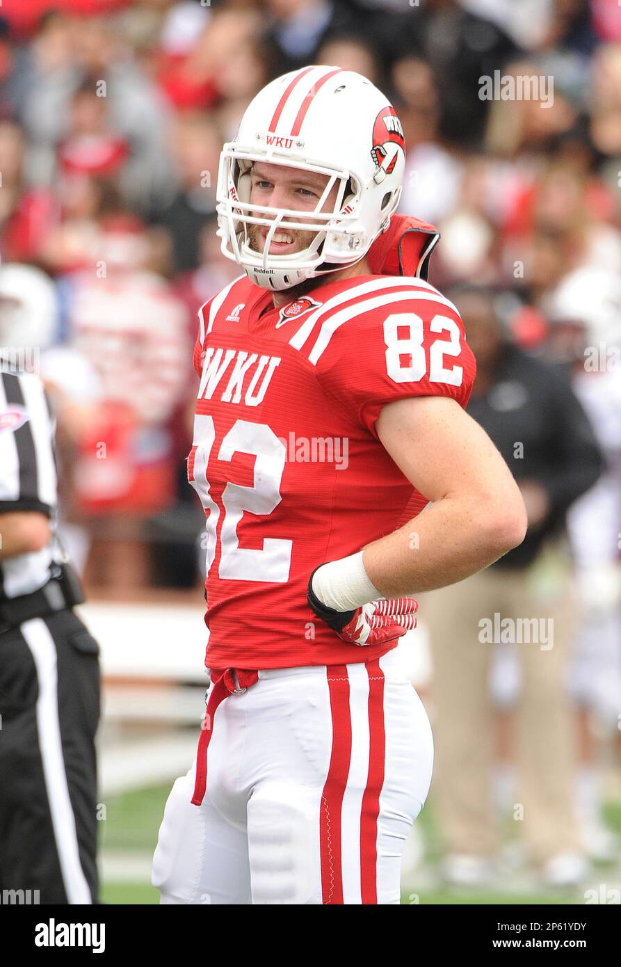 Western Kentucky Hilltoppers Jack Doyle (82) in action during a game ...