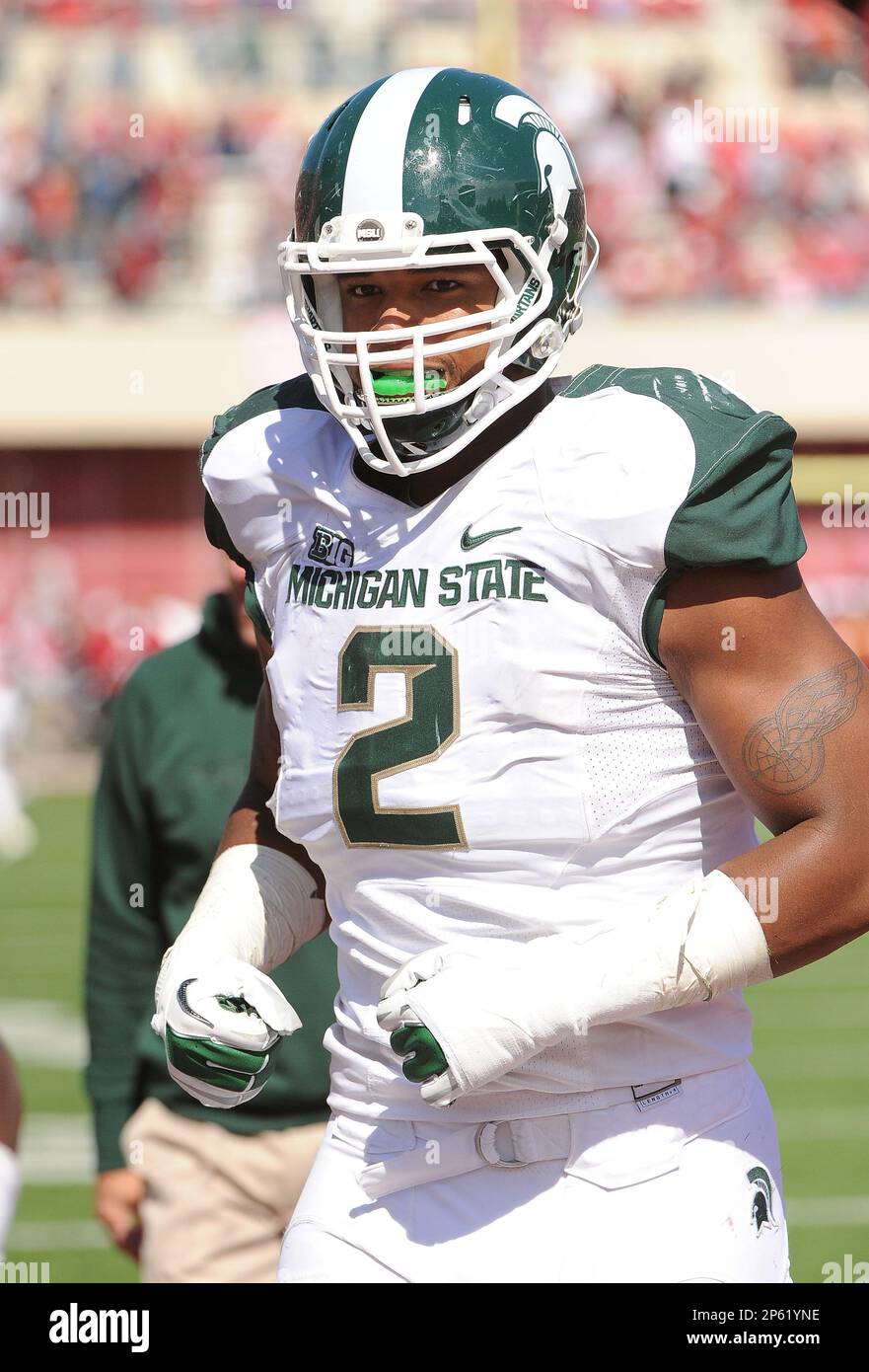 Michigan State Spartans William Gholston (2) in action during a game ...