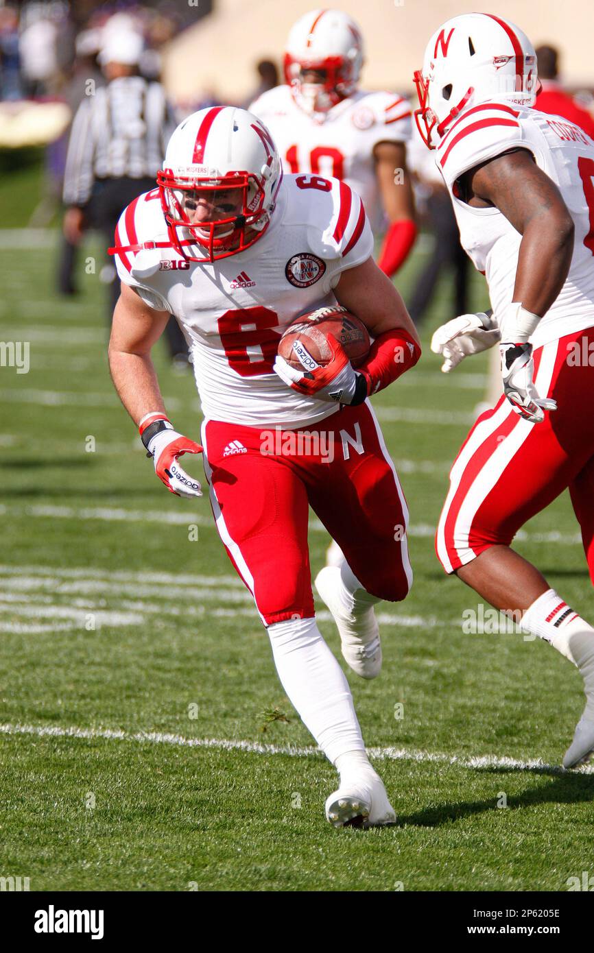 Nebraska Cornhuskers Tim Marlowe (6) in action during a game against ...