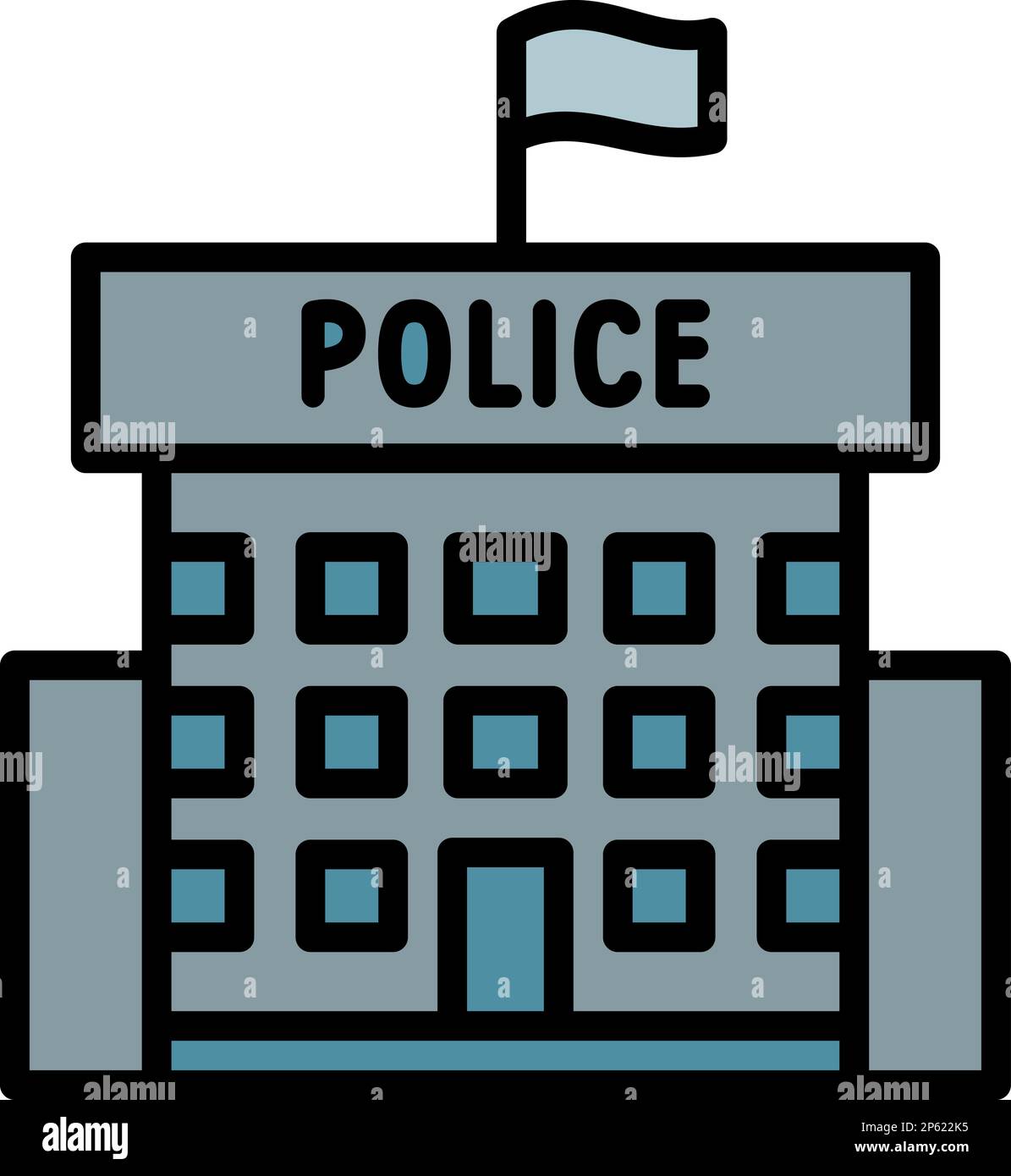 Digital police station Stock Vector Images - Alamy