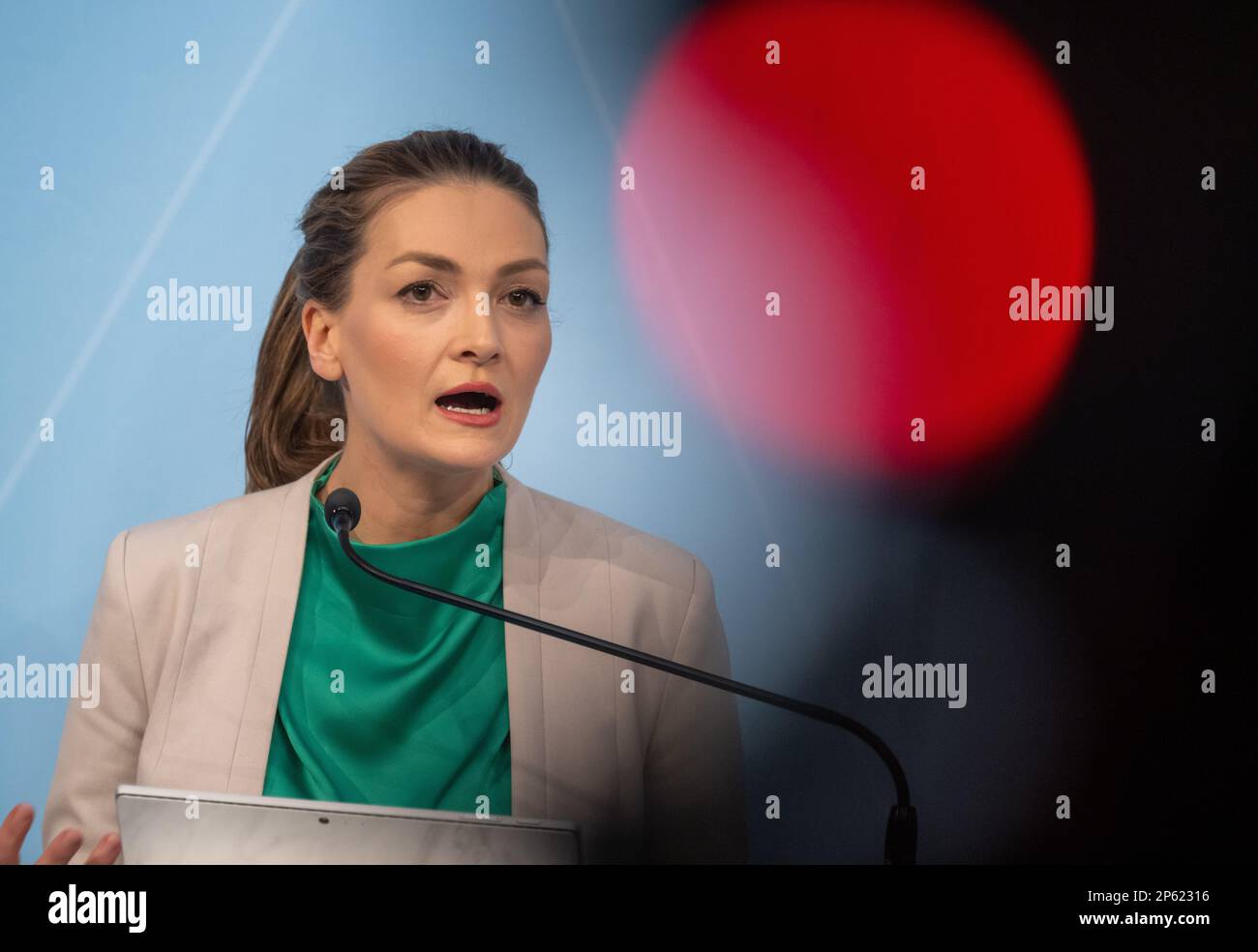 Munich, Germany. 07th Mar, 2023. Judith Gerlach (CSU), Bavarian ...