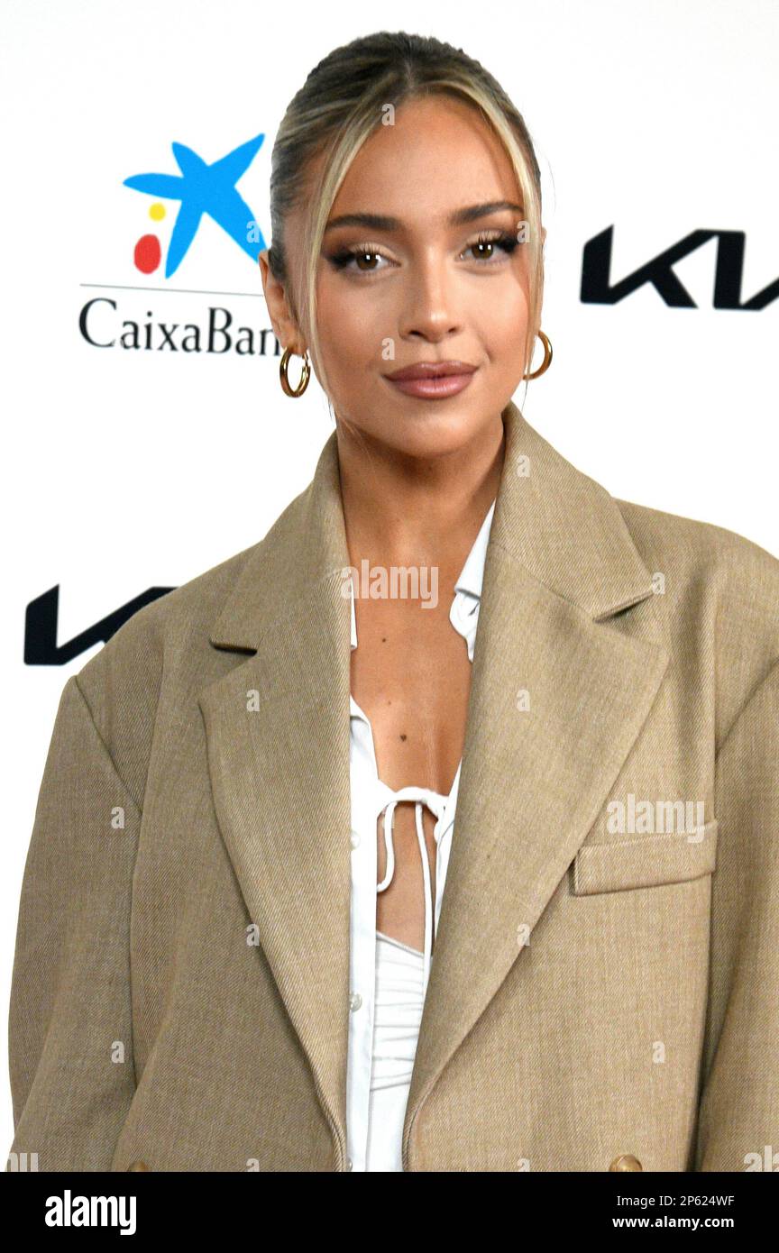 Singer Ana Mena poses at the photocall of the Elle Women Summit, on ...