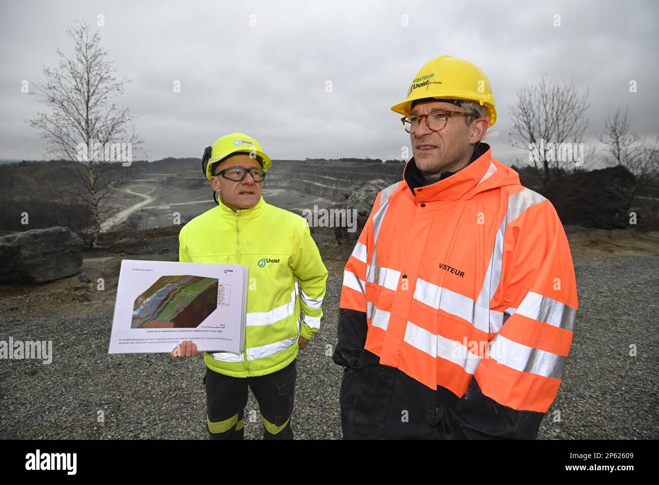 Rochefort Mayor Pierre-yves Dermagne is pictured during a working visit ...