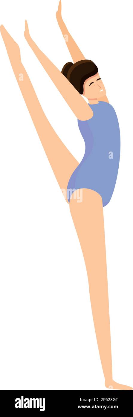 Aerial stunt icon cartoon vector. Circus hoop. Team sport Stock Vector ...