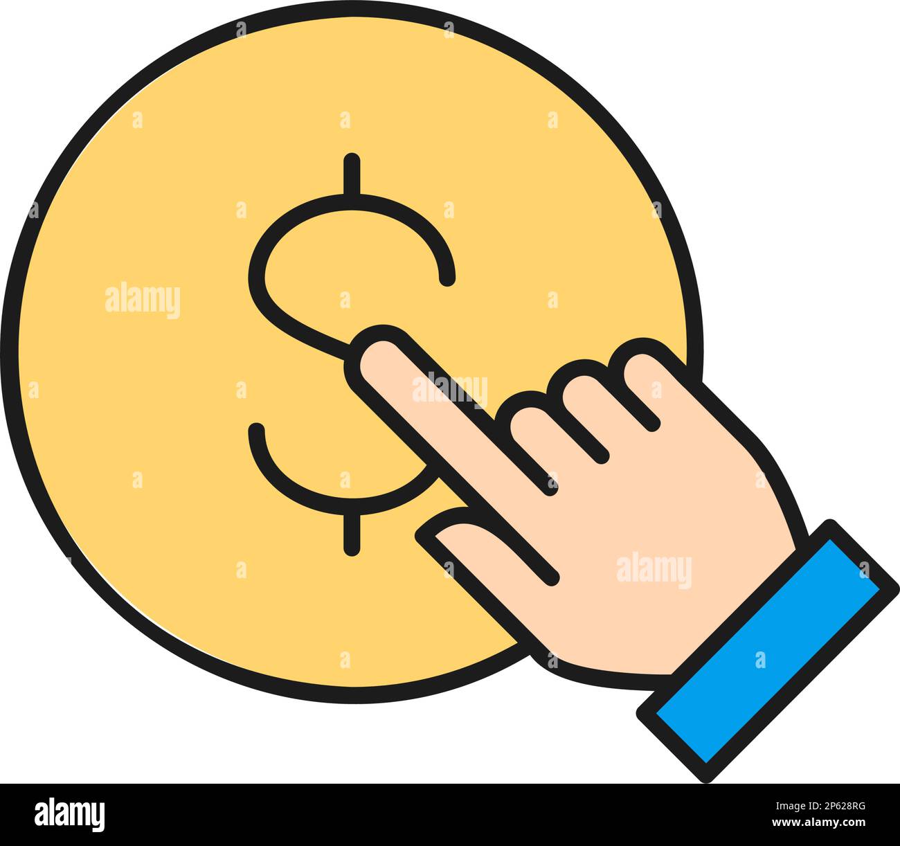 Gold tap money Stock Vector Images - Alamy
