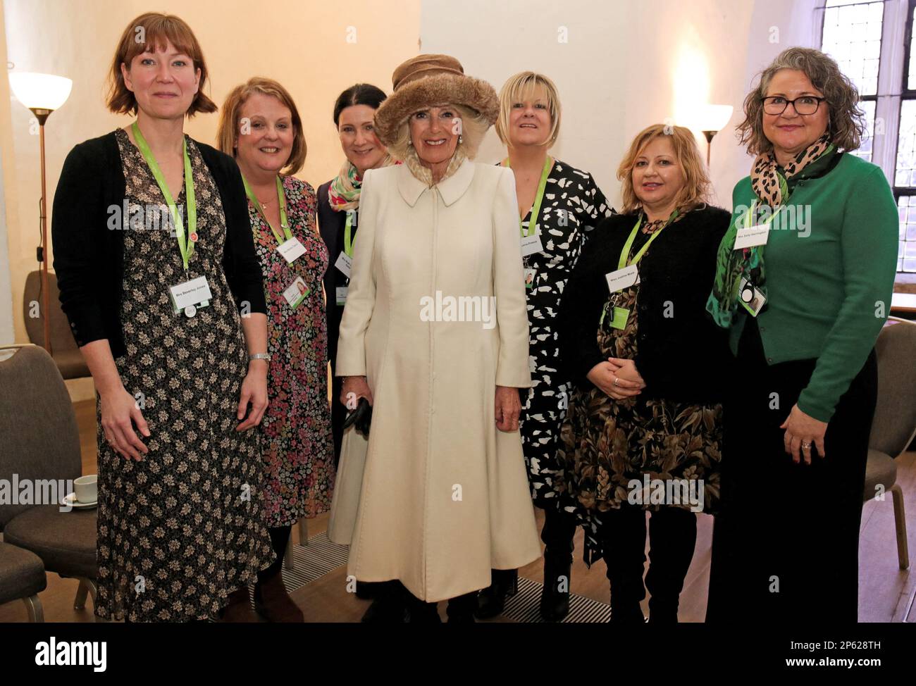 The Queen Consort with members of "Next Chapter" domestic abuse charity ...