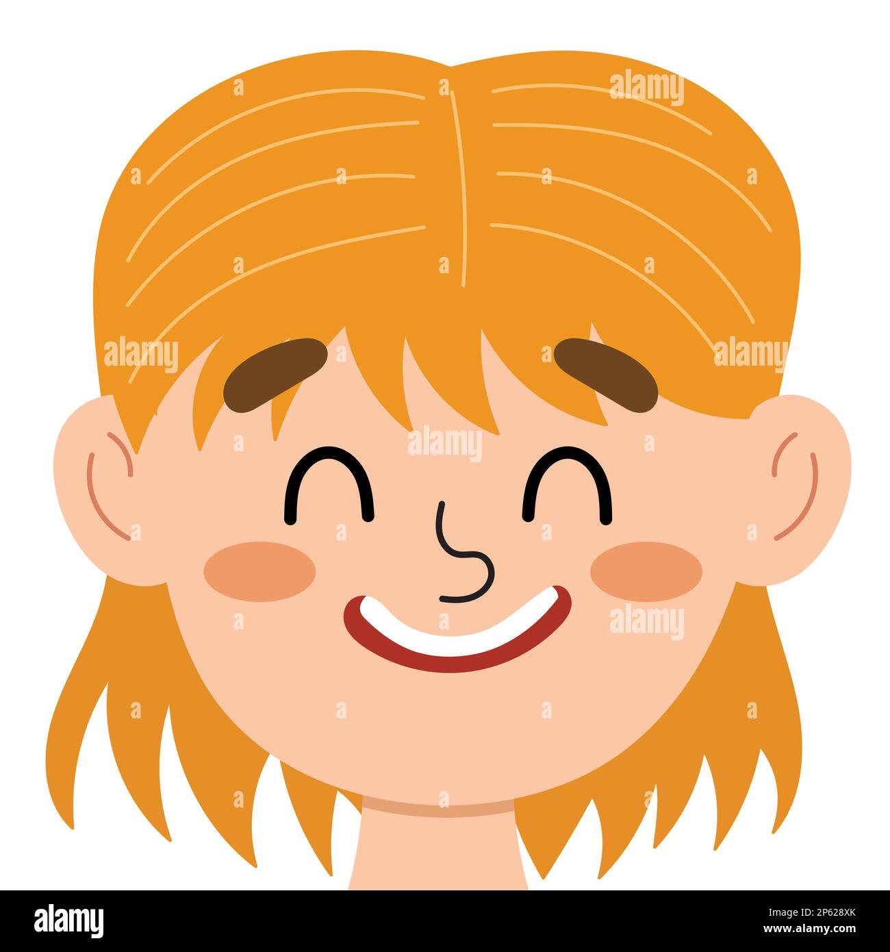 Happy boy face. Little kid smiling clipart. Excited or proud emotion ... Happy boy face. Little kid smiling clipart. Excited or proud emotion ...