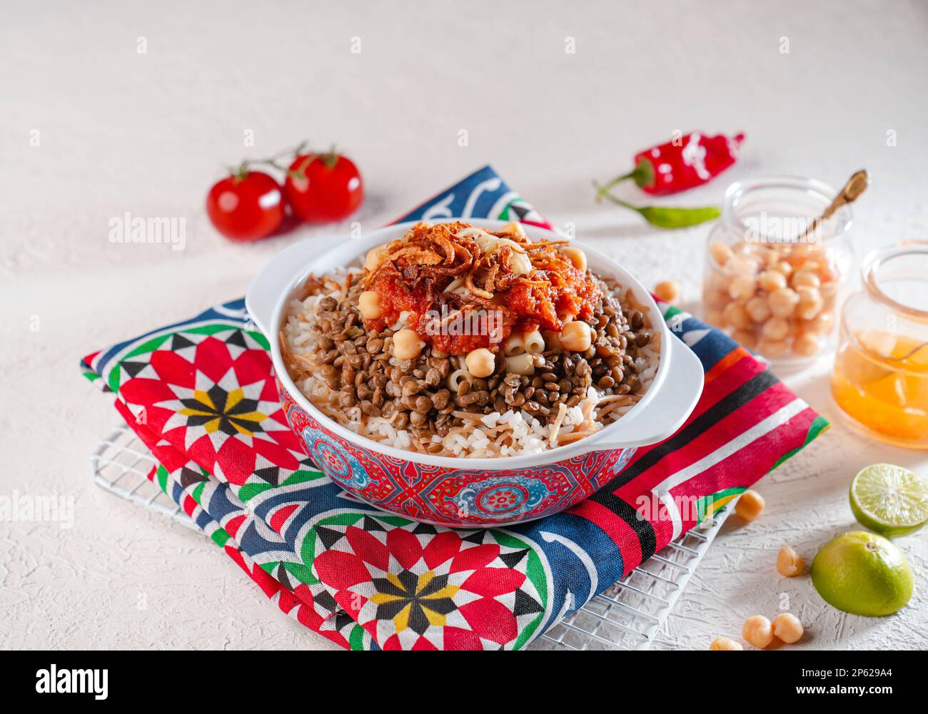 Kushari egypt hi-res stock photography and images - Alamy