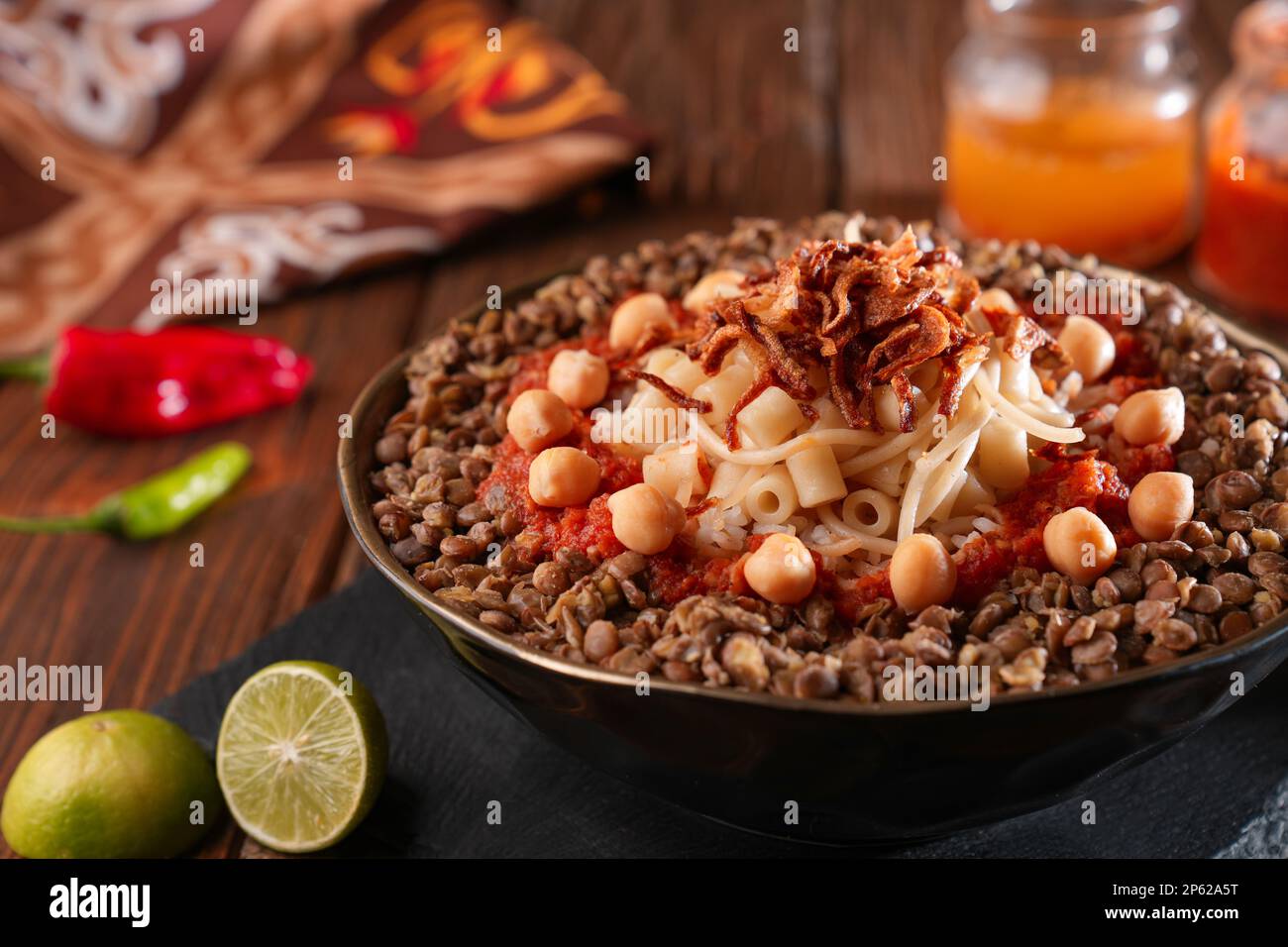 Egyptian Koshary images, Traditional Egyptian food, Delicious Koshary ...