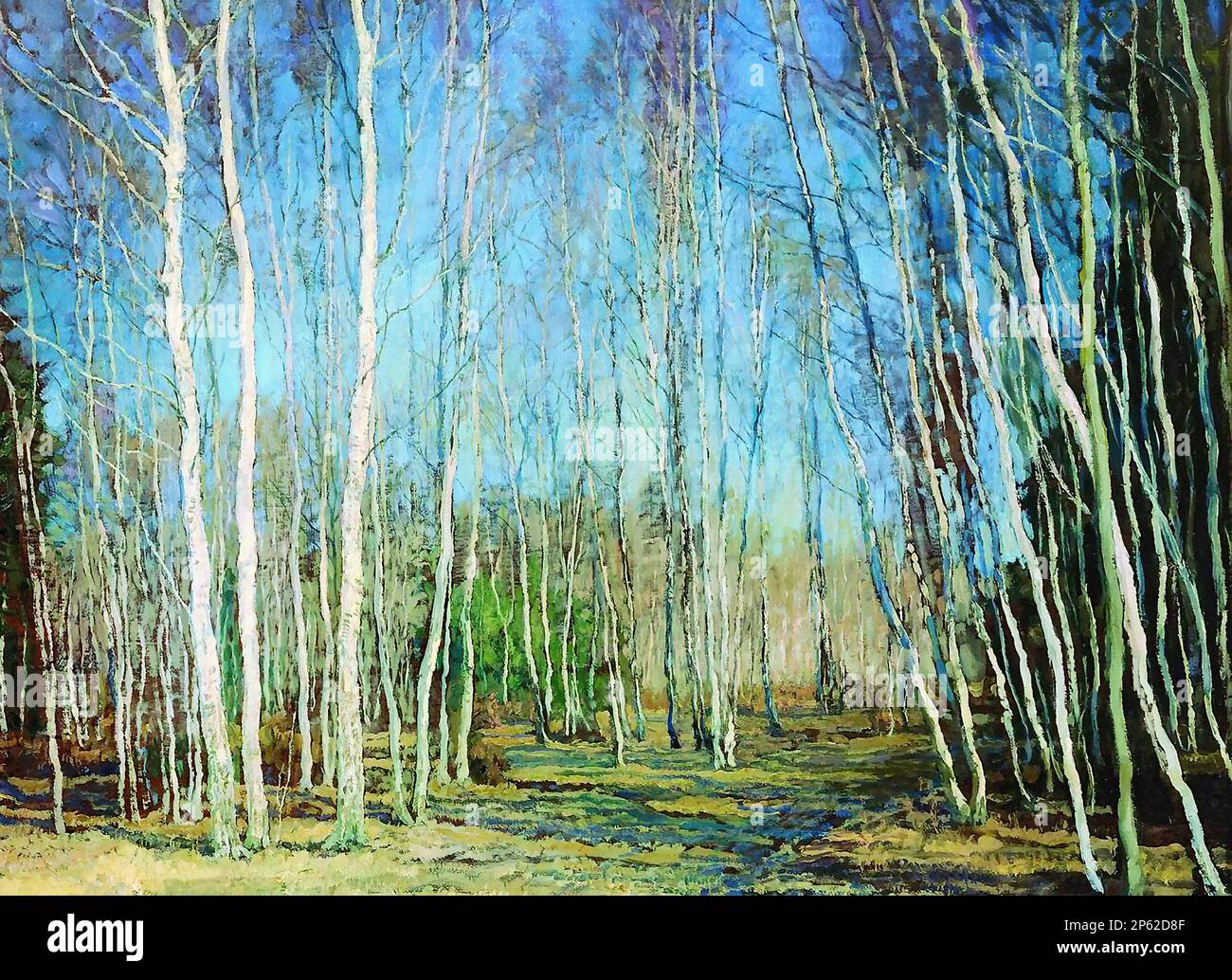 Бакшеев Василий Николаевич - Голубая весна - Русская школа XIX века ...